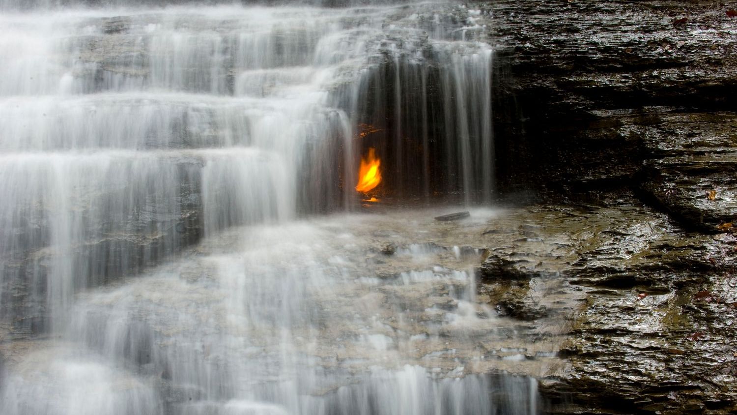Eternal Flame Falls, New York's Most Fascinating Natural Wonder ...
